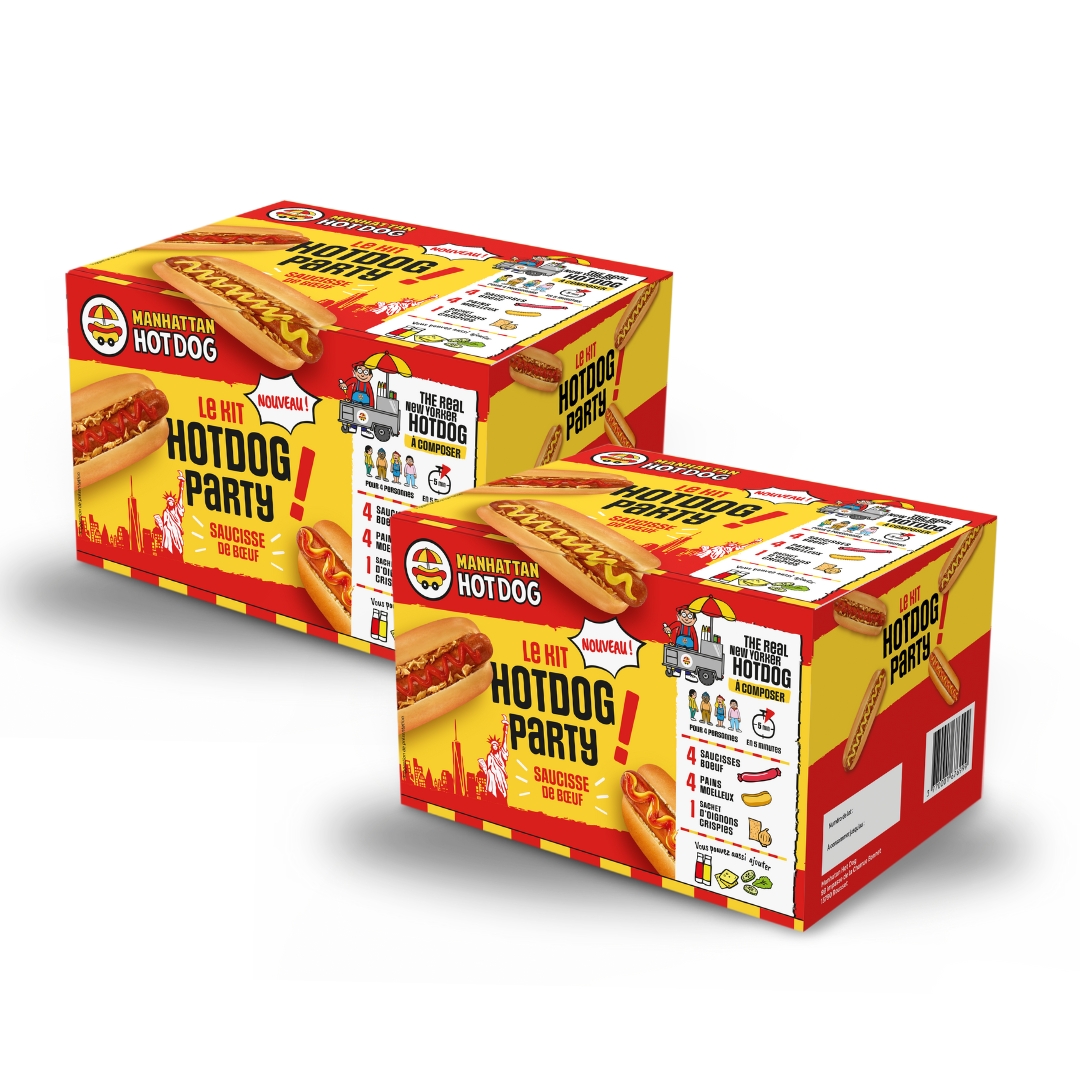 Pack LITTLE HOTDOG PARTY - HOT DOG PARTY